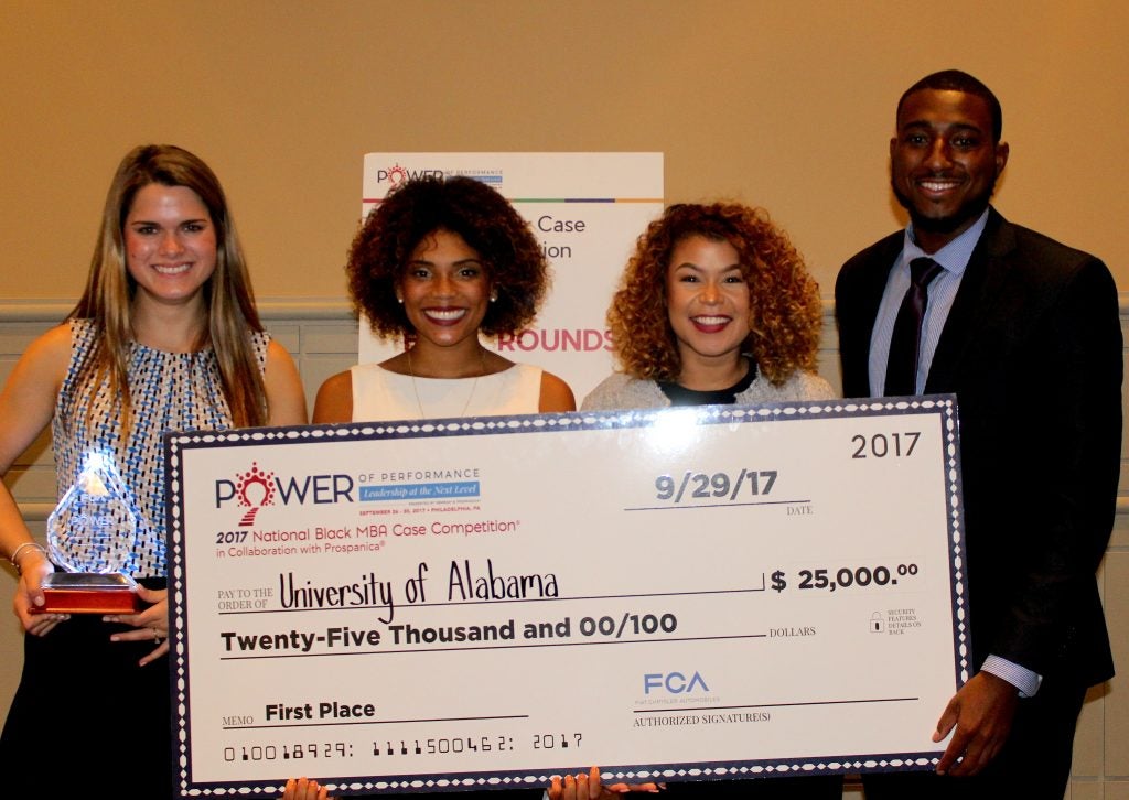 MBA Students Win National Case Competition - University of Alabama News