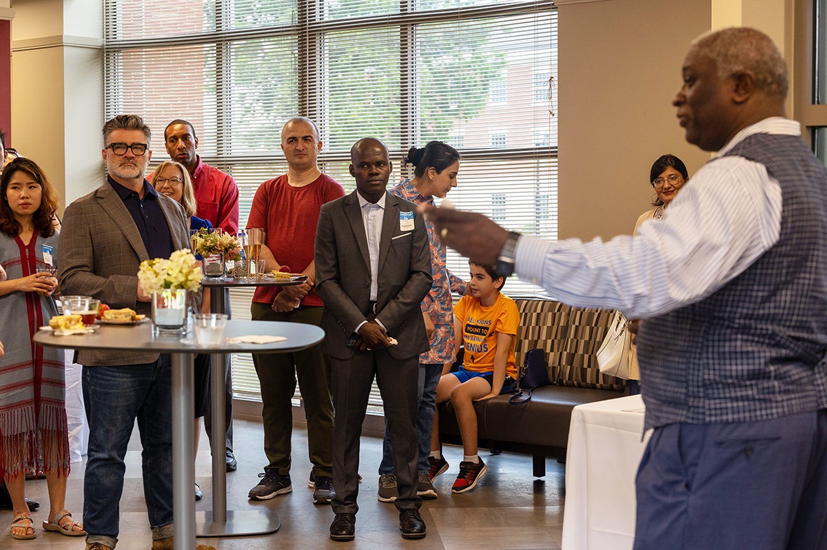 Inaugural Reception Recognizes Visiting Fulbright Scholars - University ...